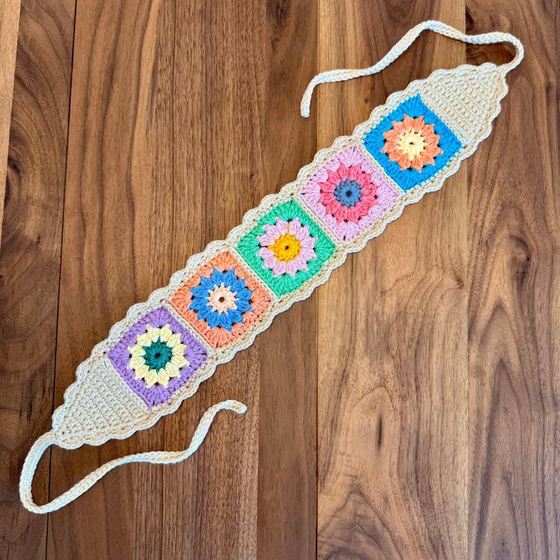 Granny Square Crochet Headband Pattern | Beginner DIY Tutorial ...