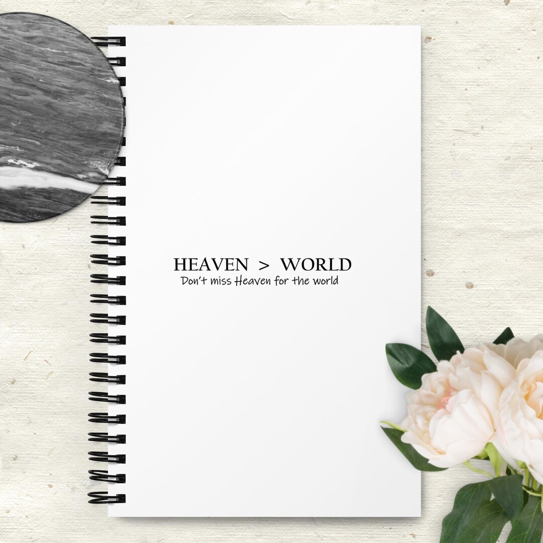 Heaven > World Spiral Notebook - Etsy