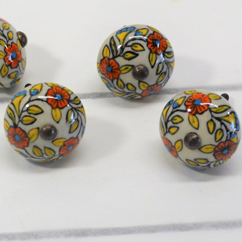 Flower Drawer Knob - Etsy