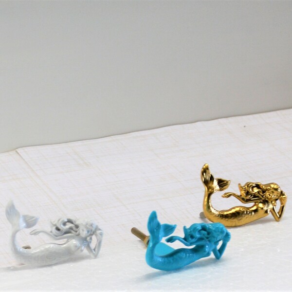 Mermaid Drawer Pull - Etsy
