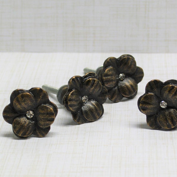 Flower Drawer Knob - Etsy