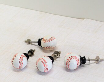 Baseball Drawer Pull, Boys Room Decor Sports, Sports Theme Nursery ...