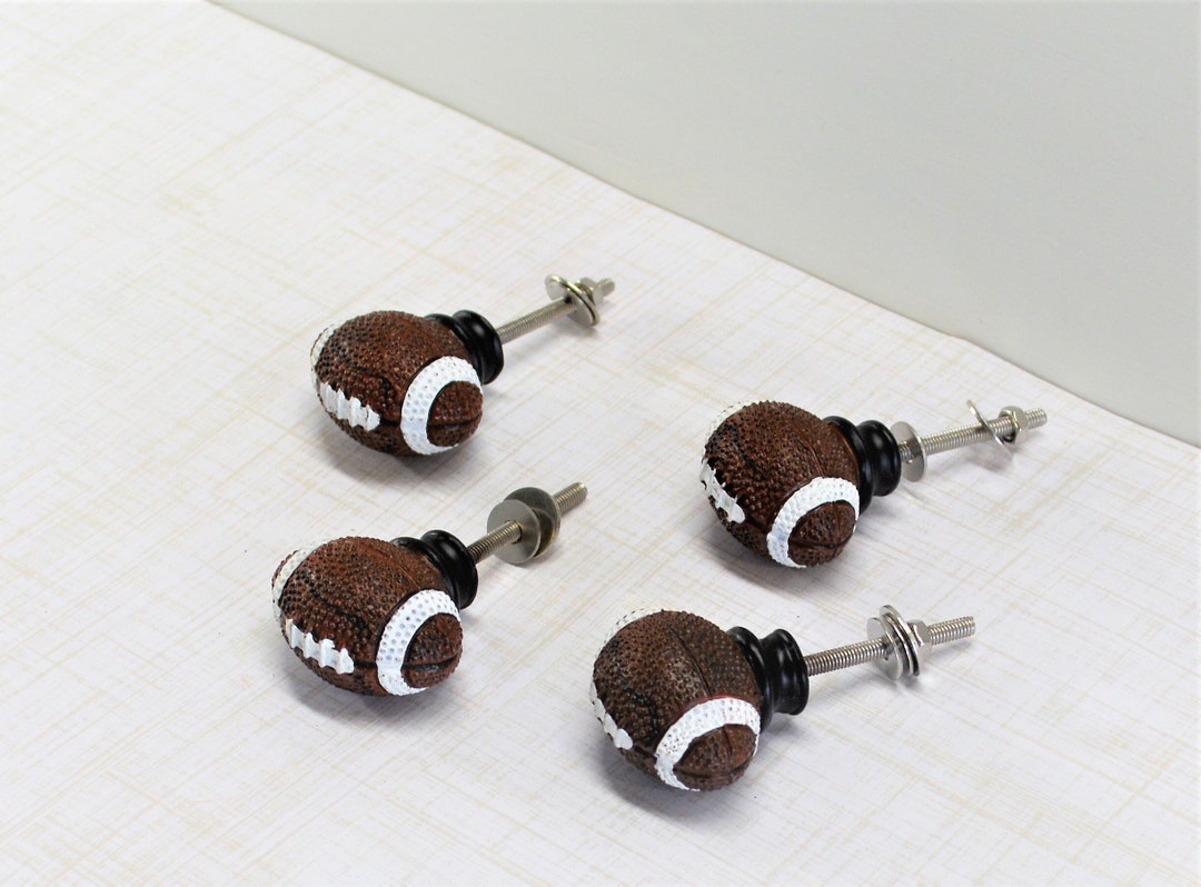 Football Knob, One Cabinet Drawer Pull, Furniture Desk Decor - Etsy