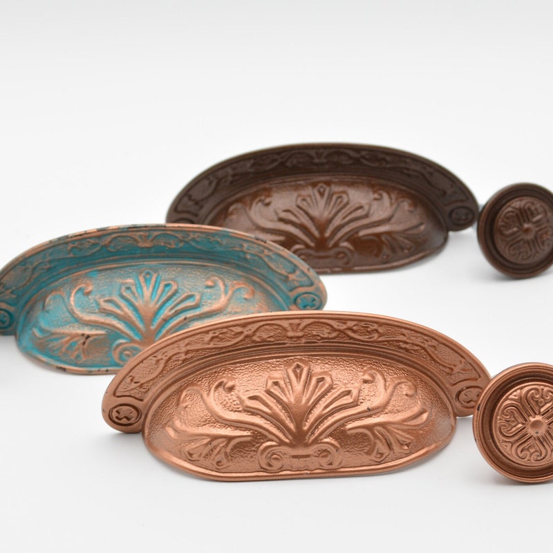 Rustic Drawer Pulls Cups - Etsy