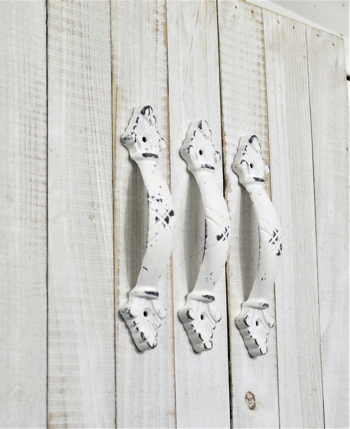 White Ornate Drawer Pull One Cabinet Furniture Desk Drawer - Etsy