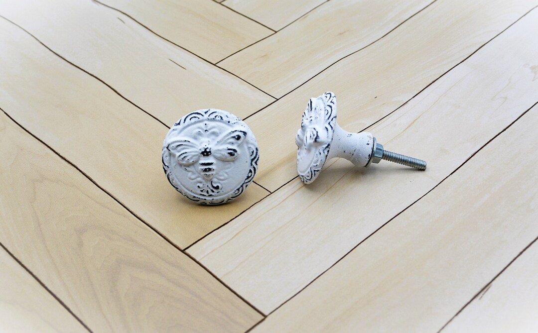 Bumble Bee Knob, Distressed Yellow Jacket Drawer Pull, Shabby Chic Door ...