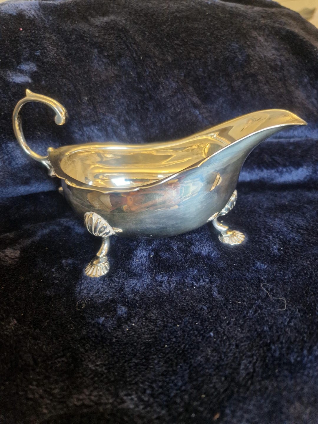 Antique Sterling Silver Hallmarked Gravy Boat - Etsy
