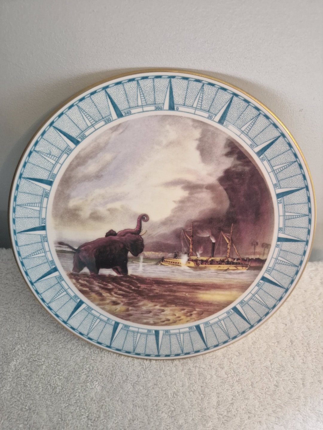 Vintage Spode Great Explorers David Livingstone Fine Bone China Plate ...