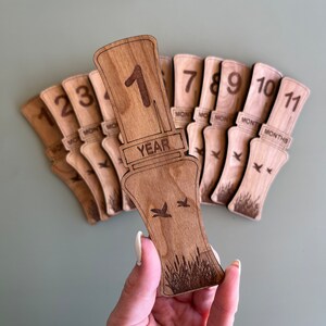 Mallard Duck Monthly Milestone Duck Call 1-12 Month Signs for Baby ...