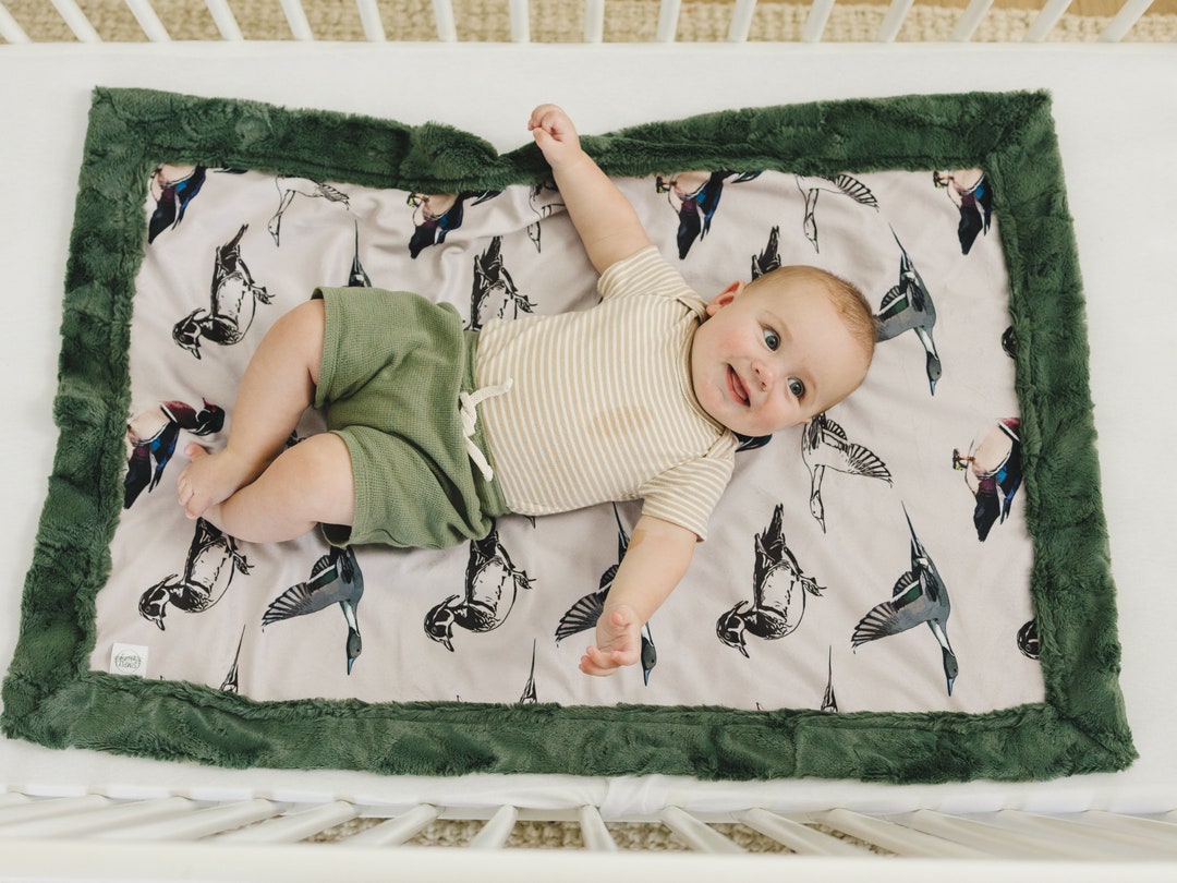 Personalized Baby Blanket Duck Hunter Baby Boy Hunter Nursery Decor ...