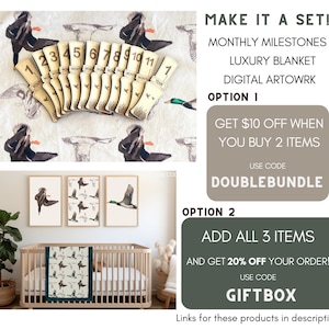 Mallard Duck Monthly Milestone Duck Call 1-12 Month Signs for Baby ...