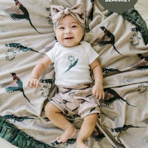 Baby Hunting Outfit Pheasant Hunter Onesie Pheasant Bummies Baby ...