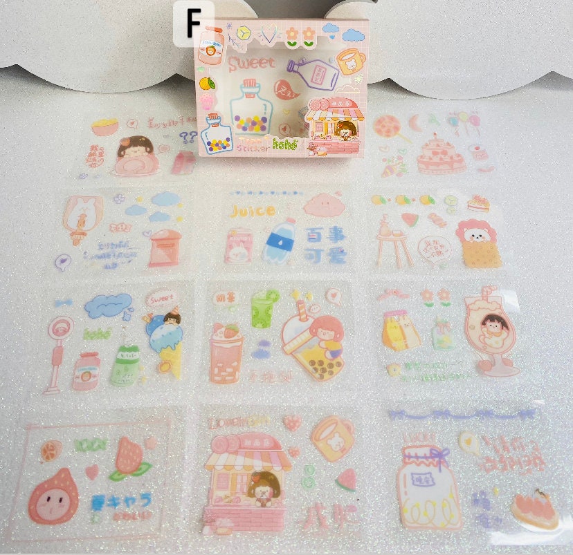 12-sticker Sheets - Etsy