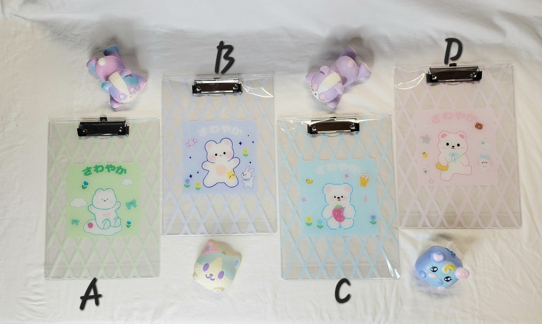 Kawaii Bear Clipboard - Etsy