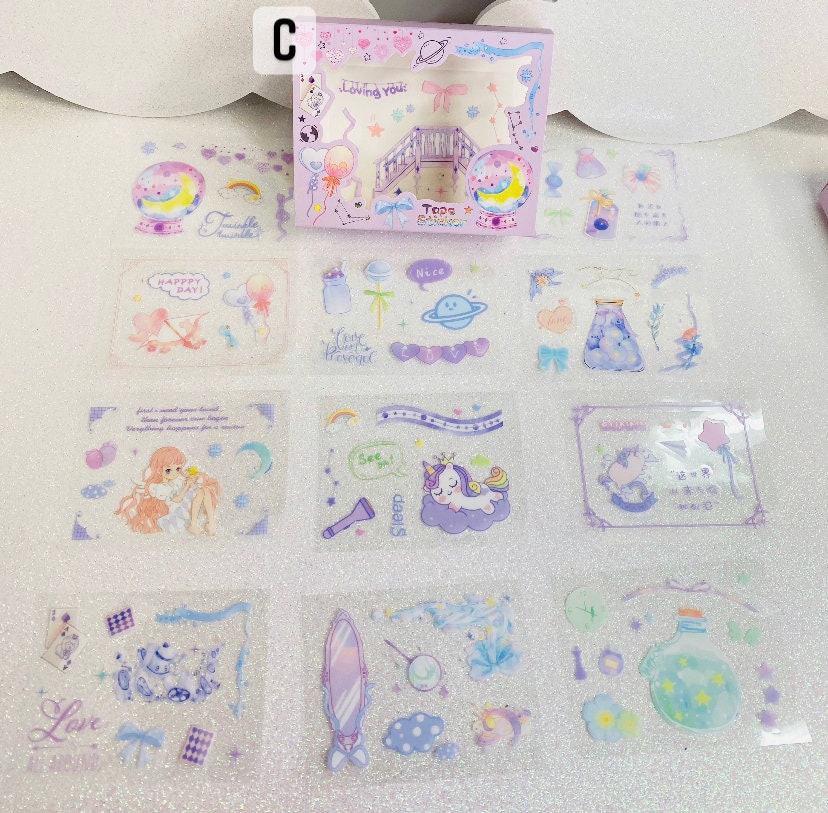 12-sticker Sheets - Etsy