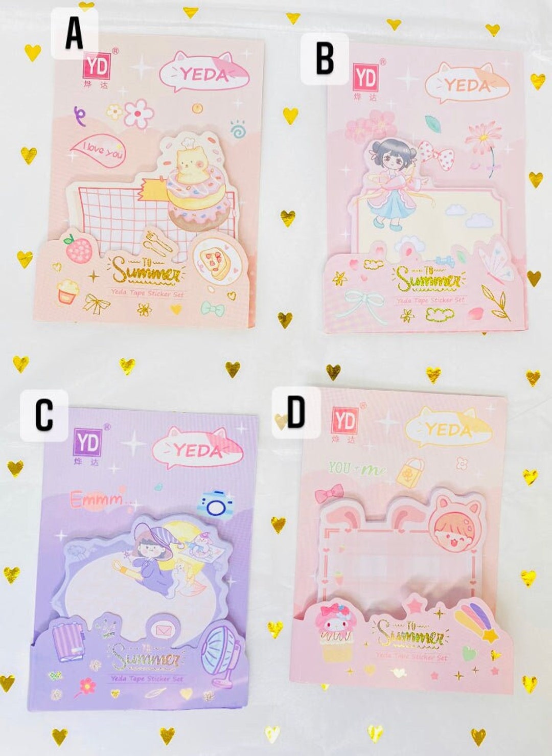 Kawaii Sticky Notes - Etsy