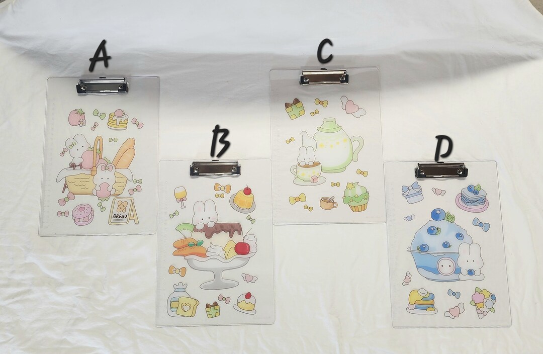 Bakery Kawaii Acrylic Clipboard - - Etsy