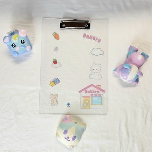 Kawaii Bunny Clipboard - Etsy