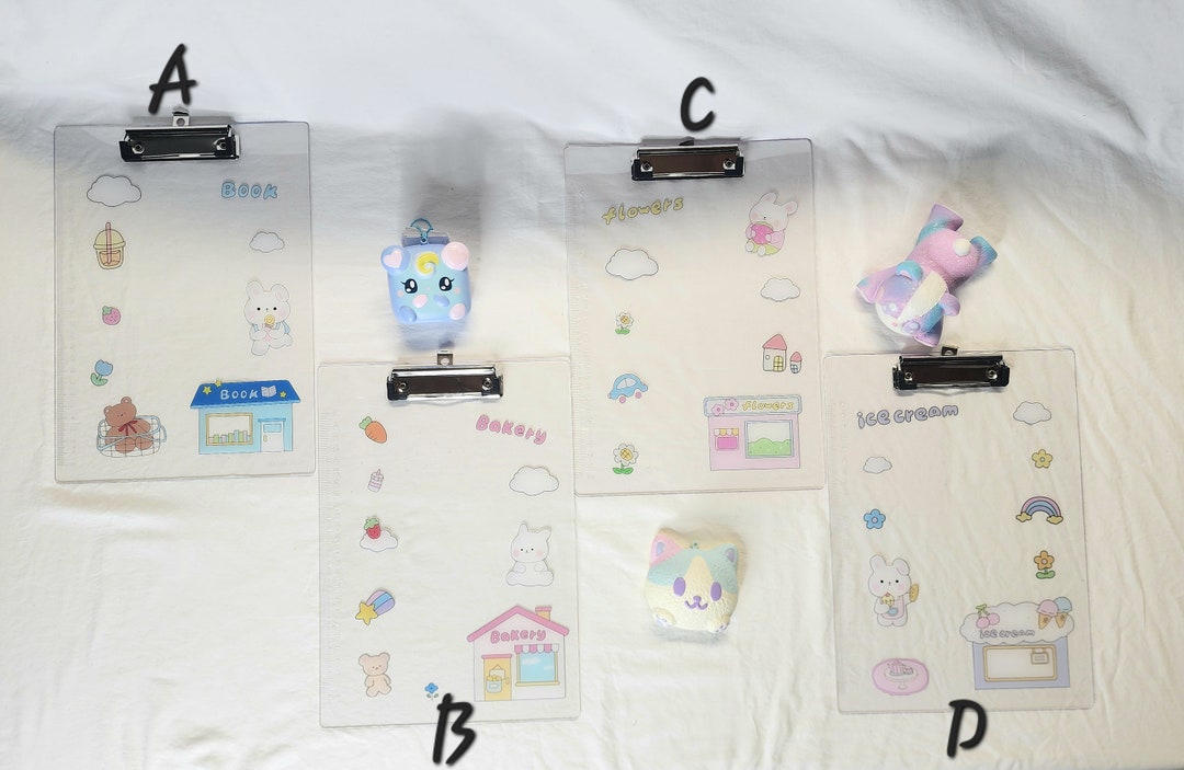 Kawaii Bunny Clipboard - Etsy
