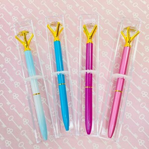 Diamond Ballpoint Top Pens - Etsy