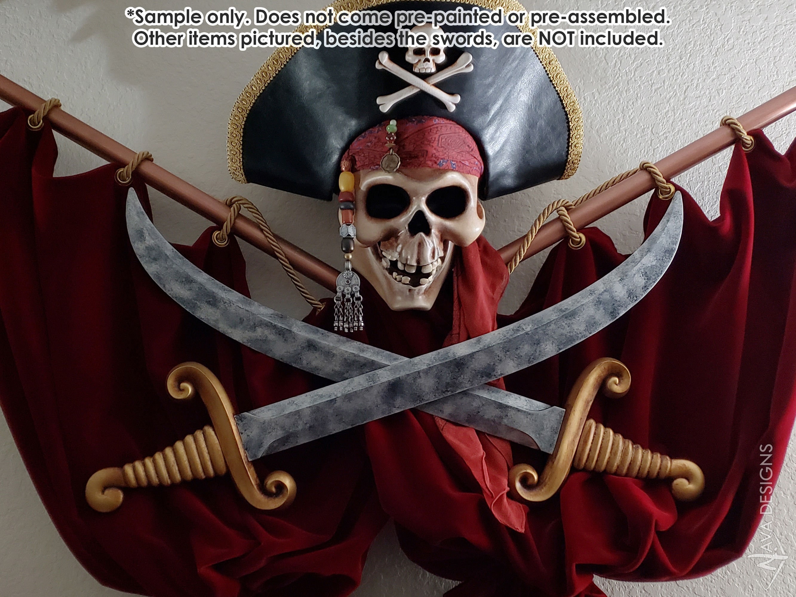 Pirate Sword| 3D Printing STL Files [digital Download] - Etsy