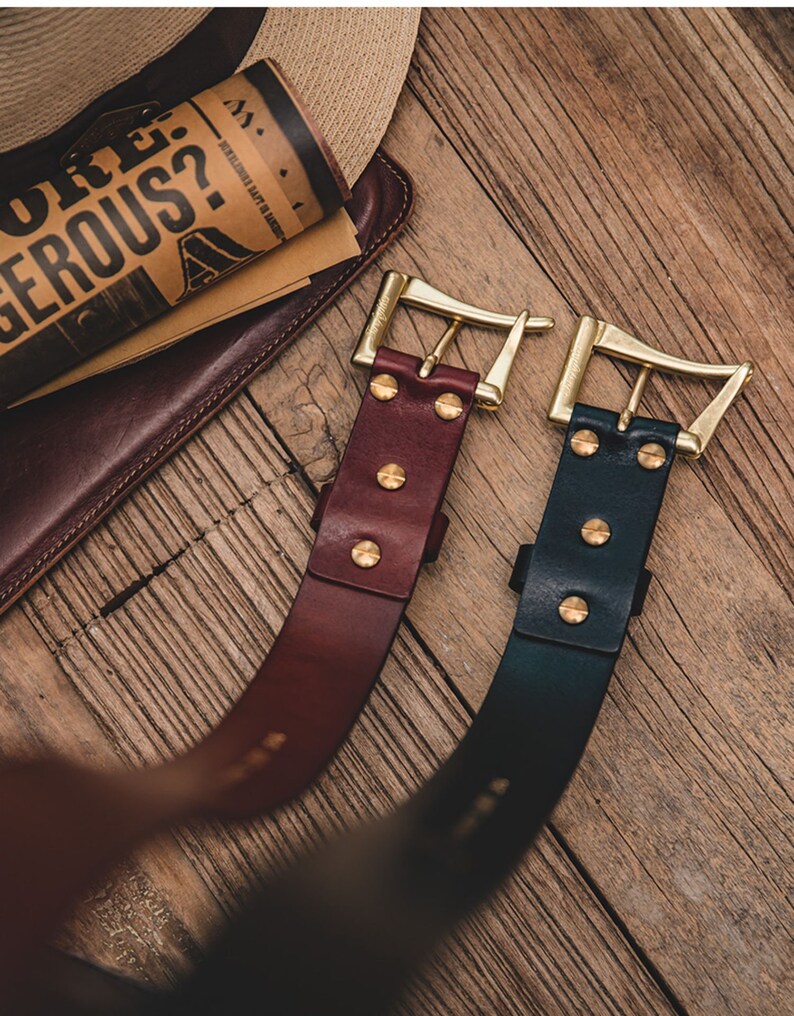 Fire Fighter Belt, Vegetable Tanned Belt, Vintage Style Belt, Brass ...