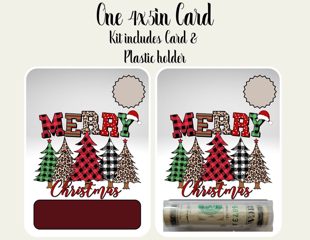 Christmas Money Card | Christmas Card | Quick Gift | Gift Card ...