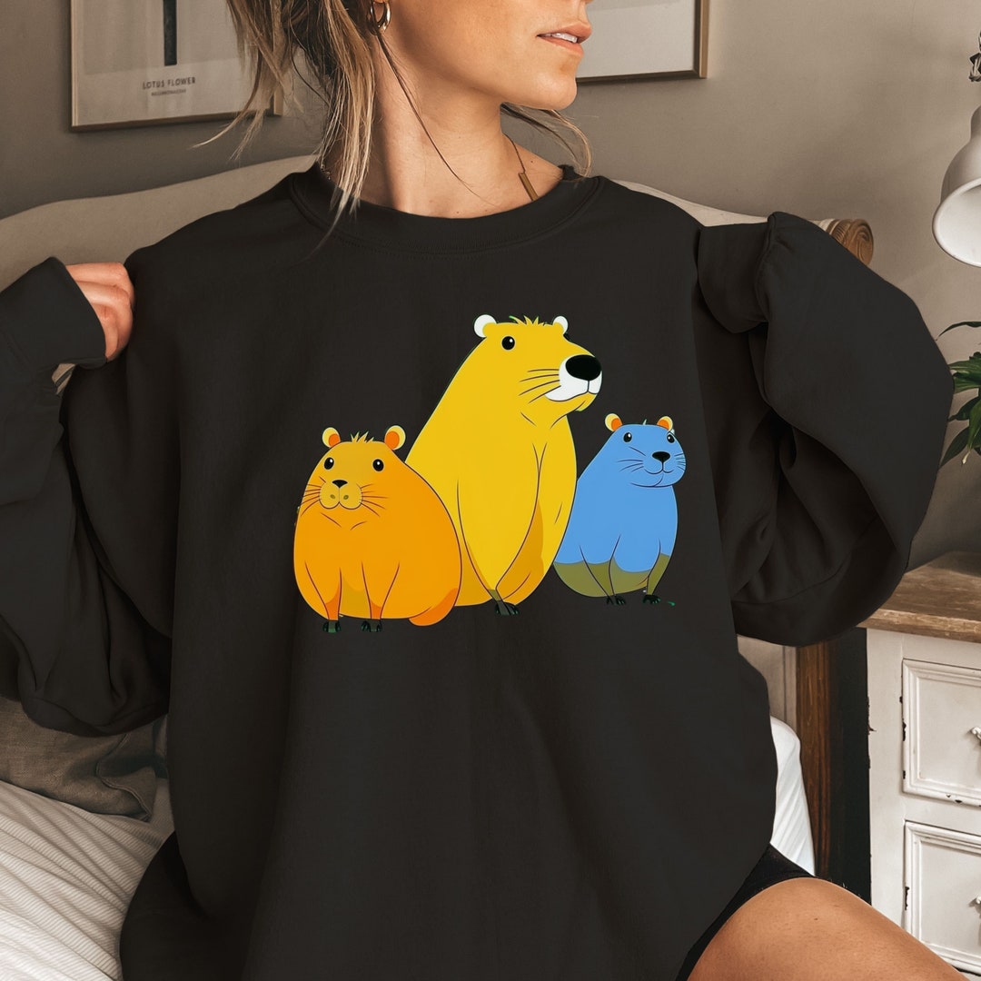 Capybara Sweatshirt, Capybara Christmas, Capybara Sweater, Capybara T ...