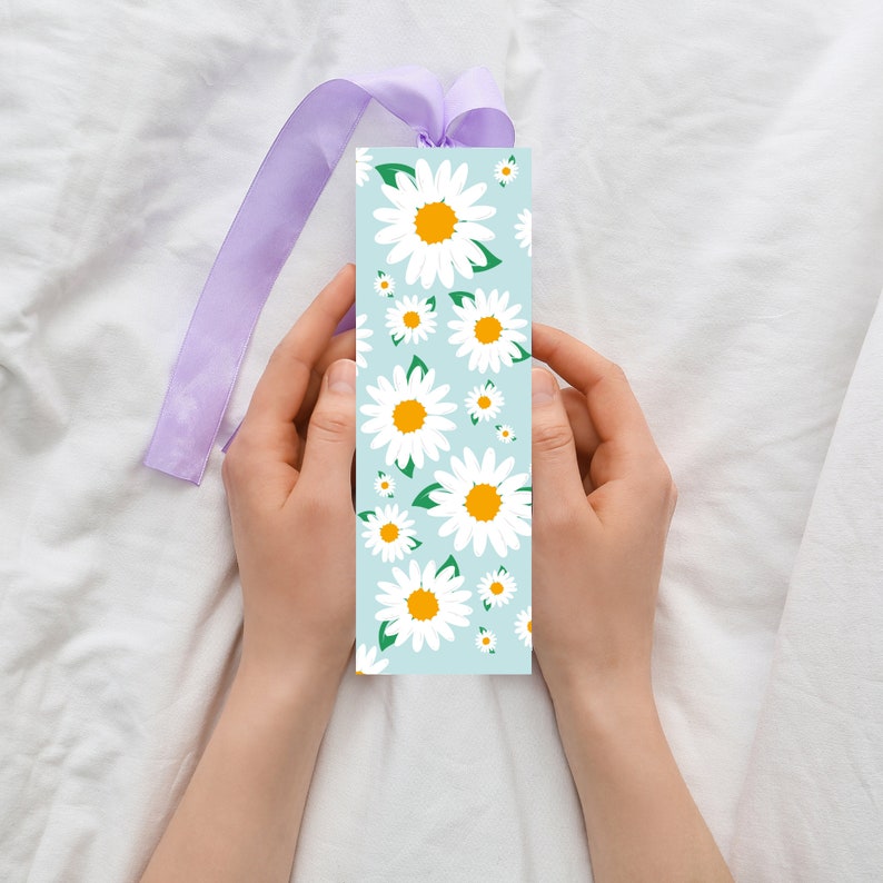 Spring Daisy Printable Bookmarks, Bookish Bookmark Set, Page Savers ...