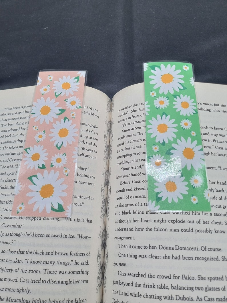 Spring Daisy Printable Bookmarks, Bookish Bookmark Set, Page Savers ...