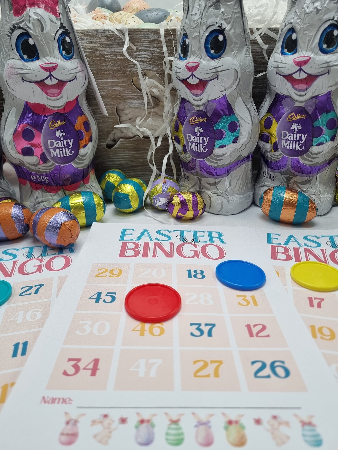 Childrens Easter Bingo Pack, Set of 30 Unique Cards, Children's Easter ...