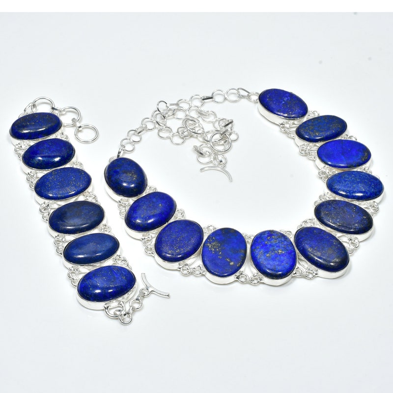 Lapis Jewelry Set - Etsy