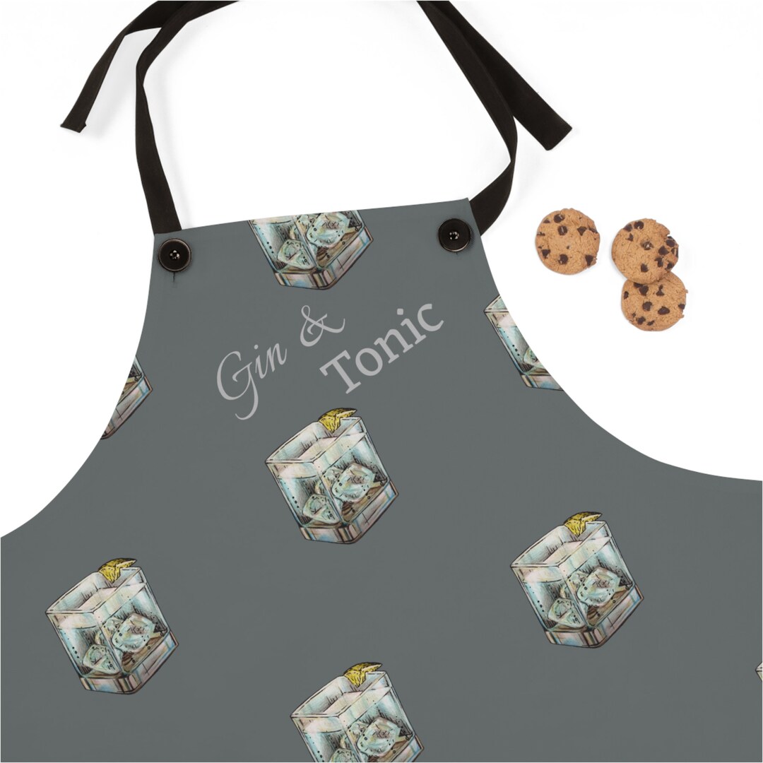 Gin and Tonic Apron AOP - Etsy