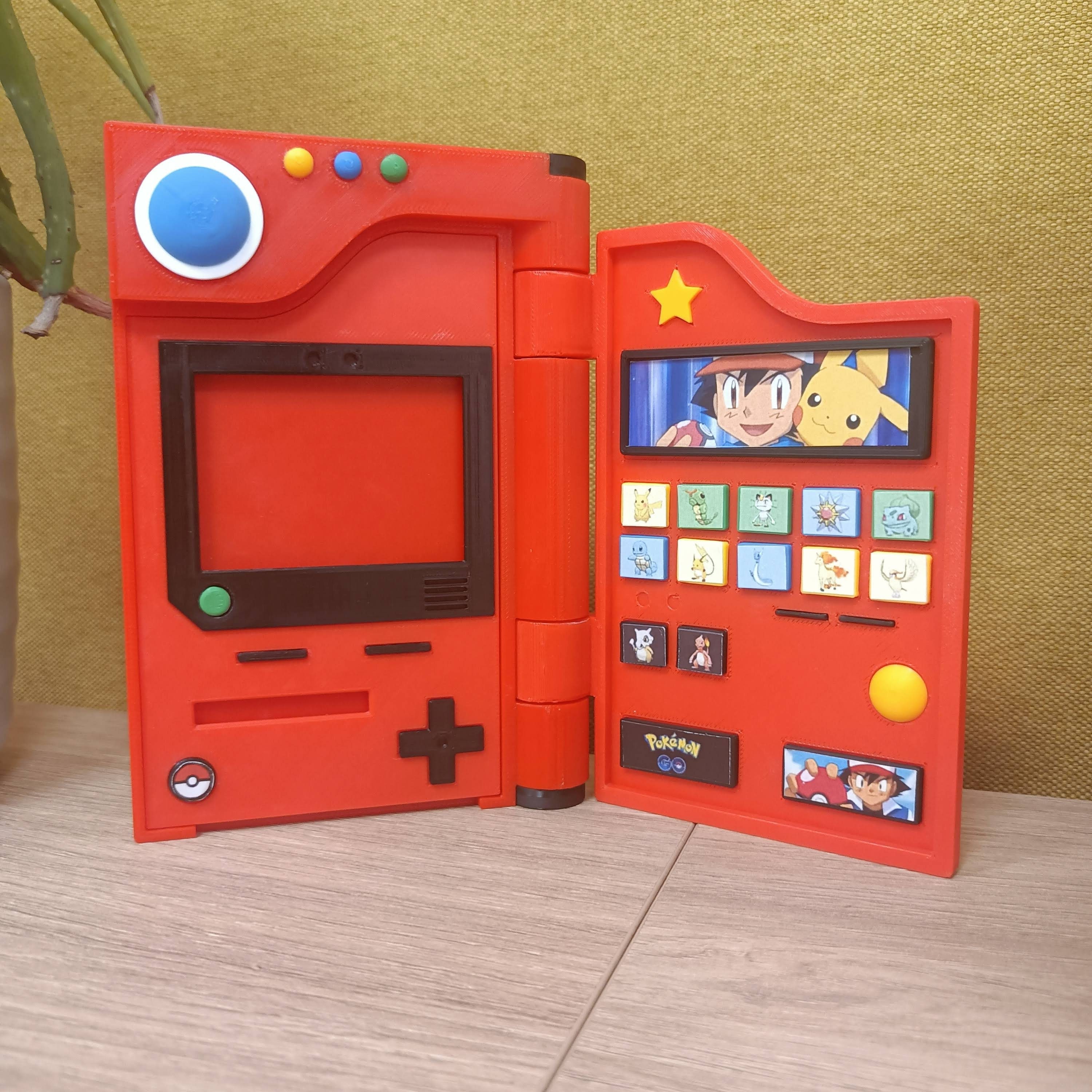3D Printed Original Pokedex From Pokemons in Real Size Cosplay Prop - Etsy