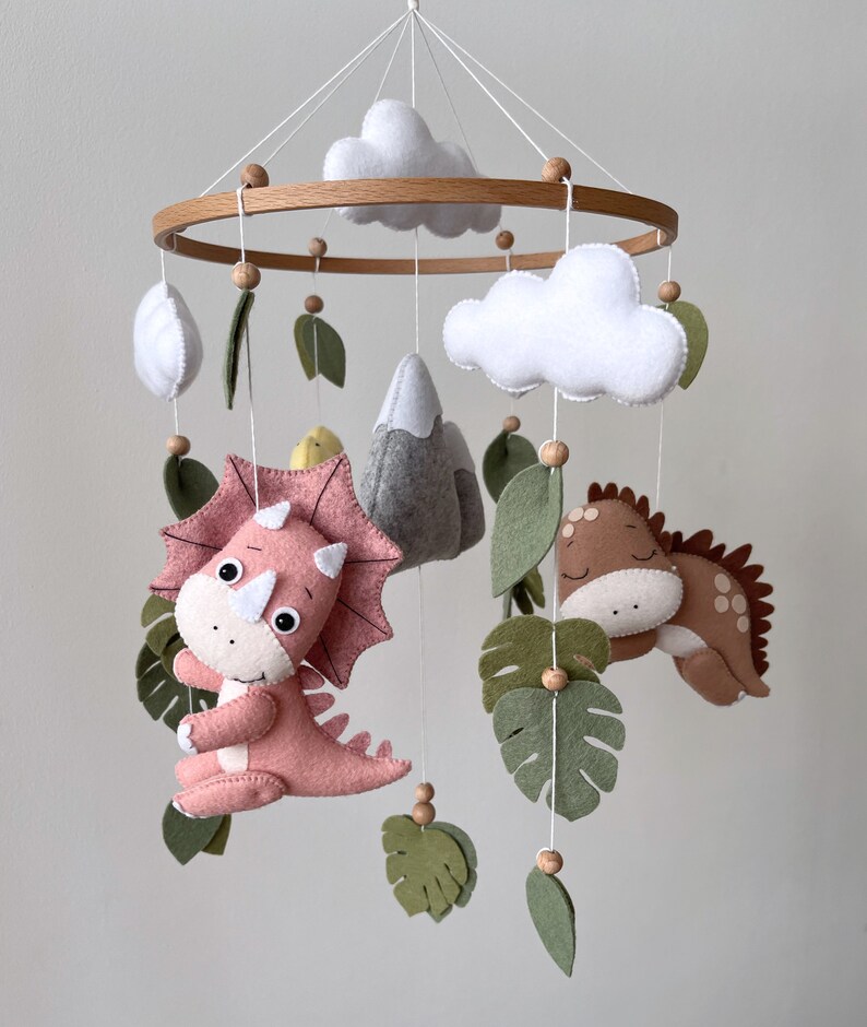 Dinosaur Crib Mobile Dinosaur Nursery Decor - Etsy
