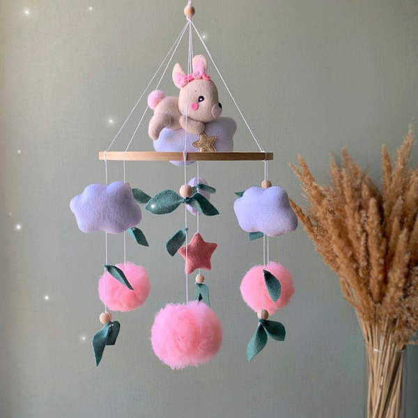 Baby Girl Mobile - Etsy