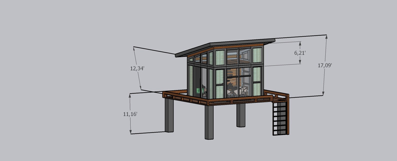 Charming Tree House Design - 1.5 Floors, CAD and STL Formats - Etsy