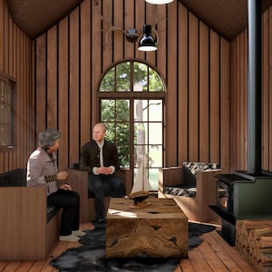 Charming Nordic-style Treehouse - 50 M2 Single-story Design - Etsy