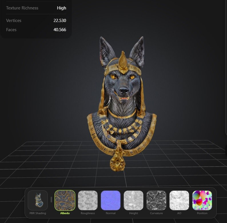 Black Wolf Anubis Style With Samurai Helmet 3D Model for 3D Printing - Etsy