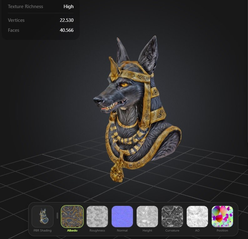 Black Wolf Anubis Style With Samurai Helmet 3D Model for 3D Printing - Etsy