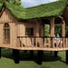 Charming Nordic-style Treehouse - 50 M2 Single-story Design - Etsy