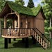 Charming Nordic-style Treehouse - 50 M2 Single-story Design - Etsy