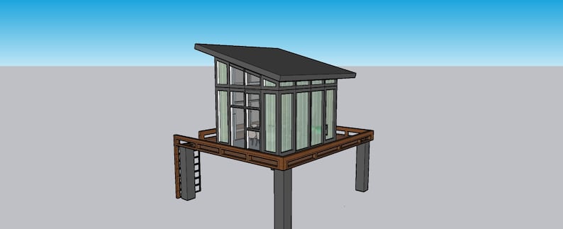 Charming Tree House Design - 1.5 Floors, CAD and STL Formats - Etsy
