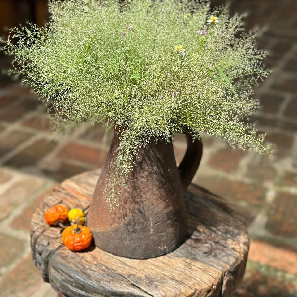 Rustic Pottery Vase, Vintage Pottery Plant Holder, Home Decor ...