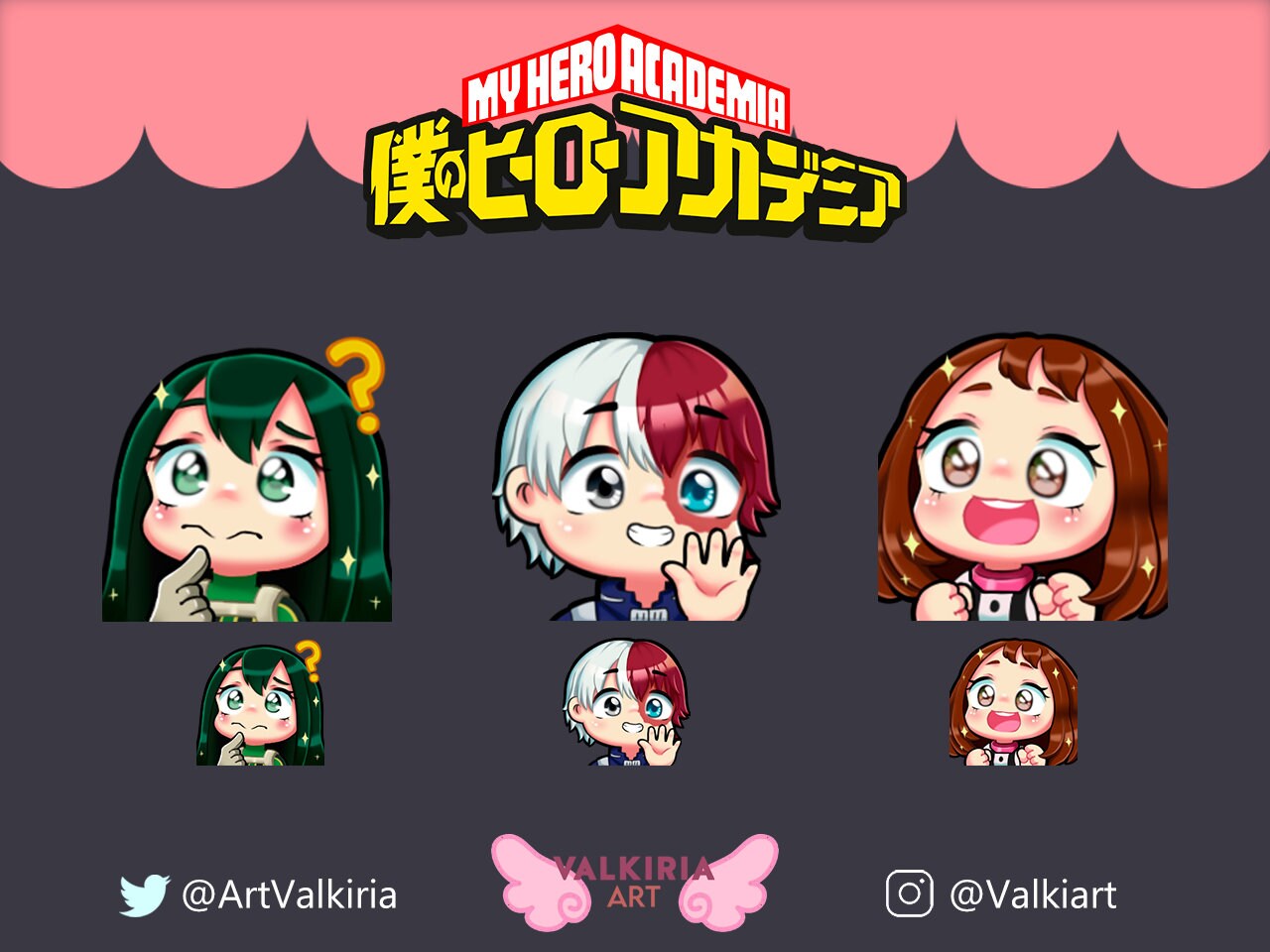 Boku No Hero Emotes | Etsy