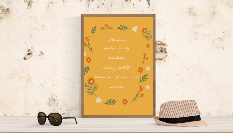 Colorful and Vibrant Printable Poster, Perfect for Your Home, the Love ...