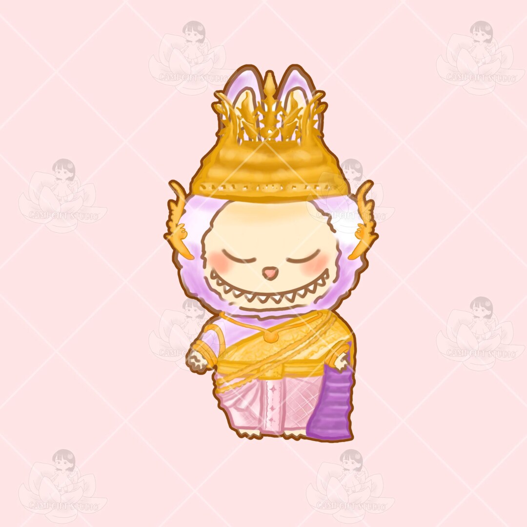 Thai Labubu Graphic Design - Digital File, Sticker Design, Ready to ...