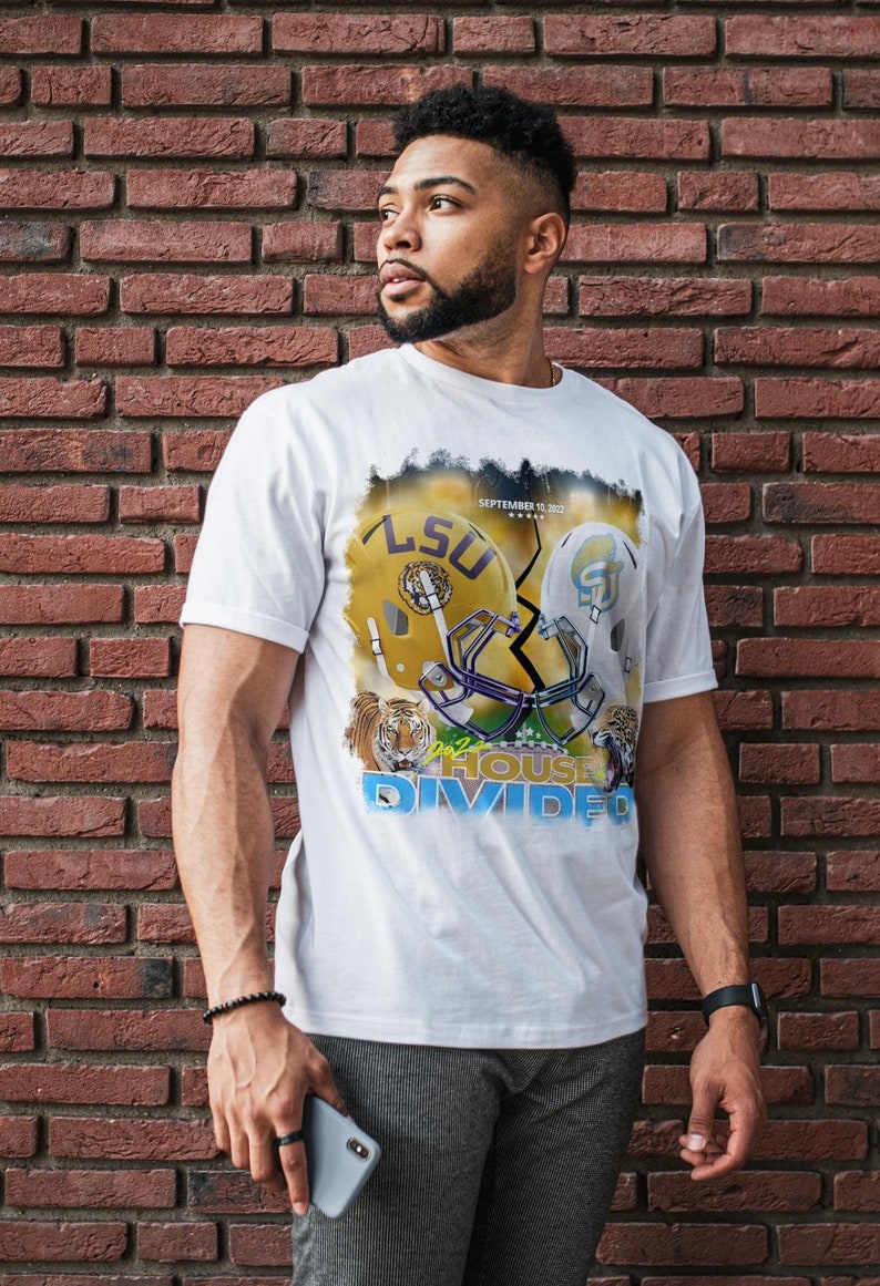 LSU Vs Southern House Divided Ready for Sublimation Print - Etsy