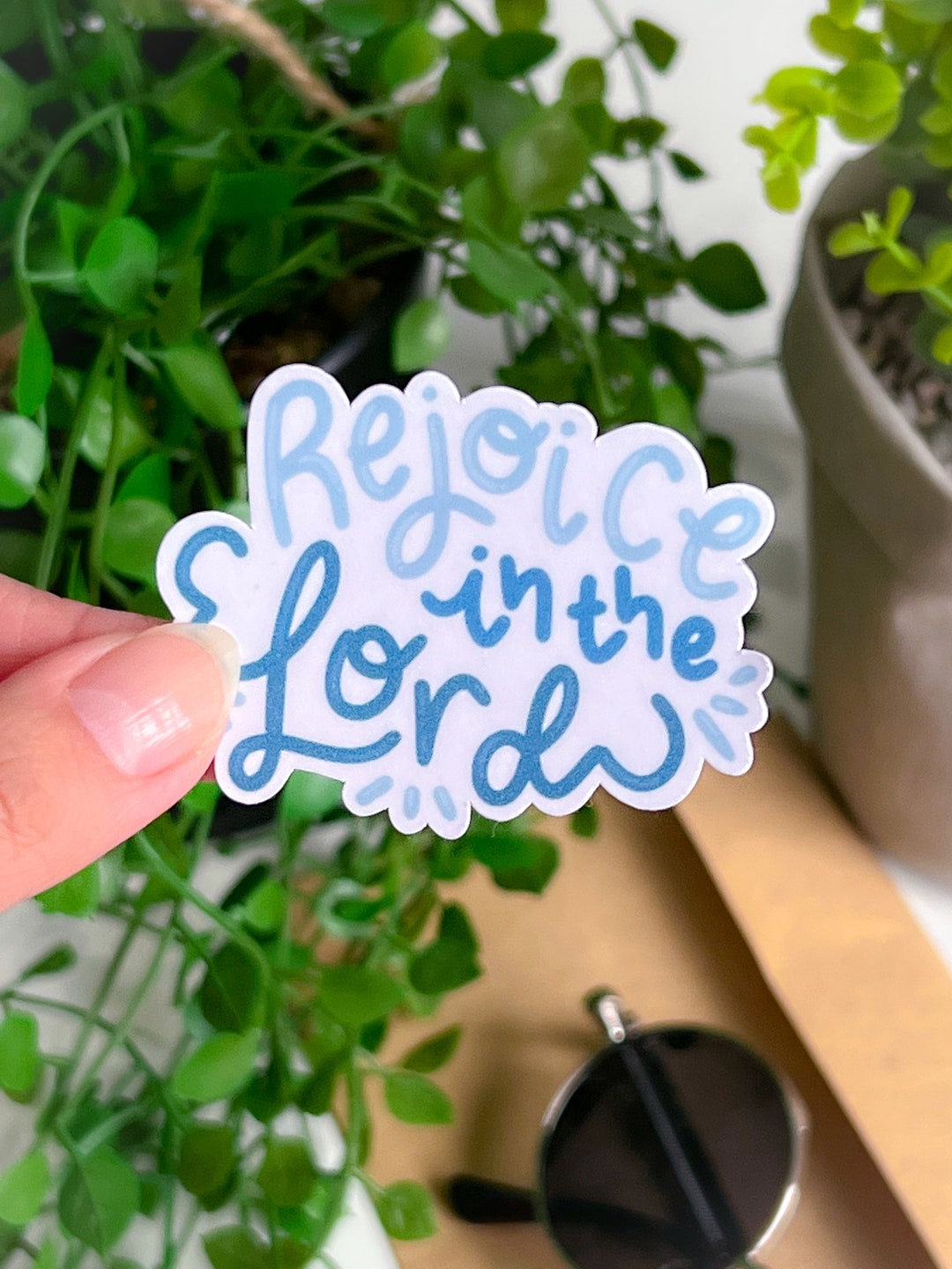 REJOICE in the LORD Stickers Die-cut Glossy Stickers - Etsy