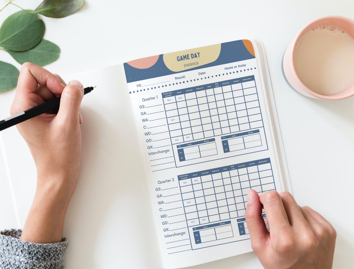 NETBALL COACHING PACK - Downloadable A4 Template - Etsy Australia